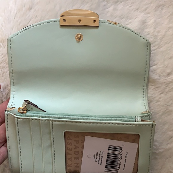 kate spade | Bags | Nwt Mint Green Kate Spade Callie Wallet | Poshmark